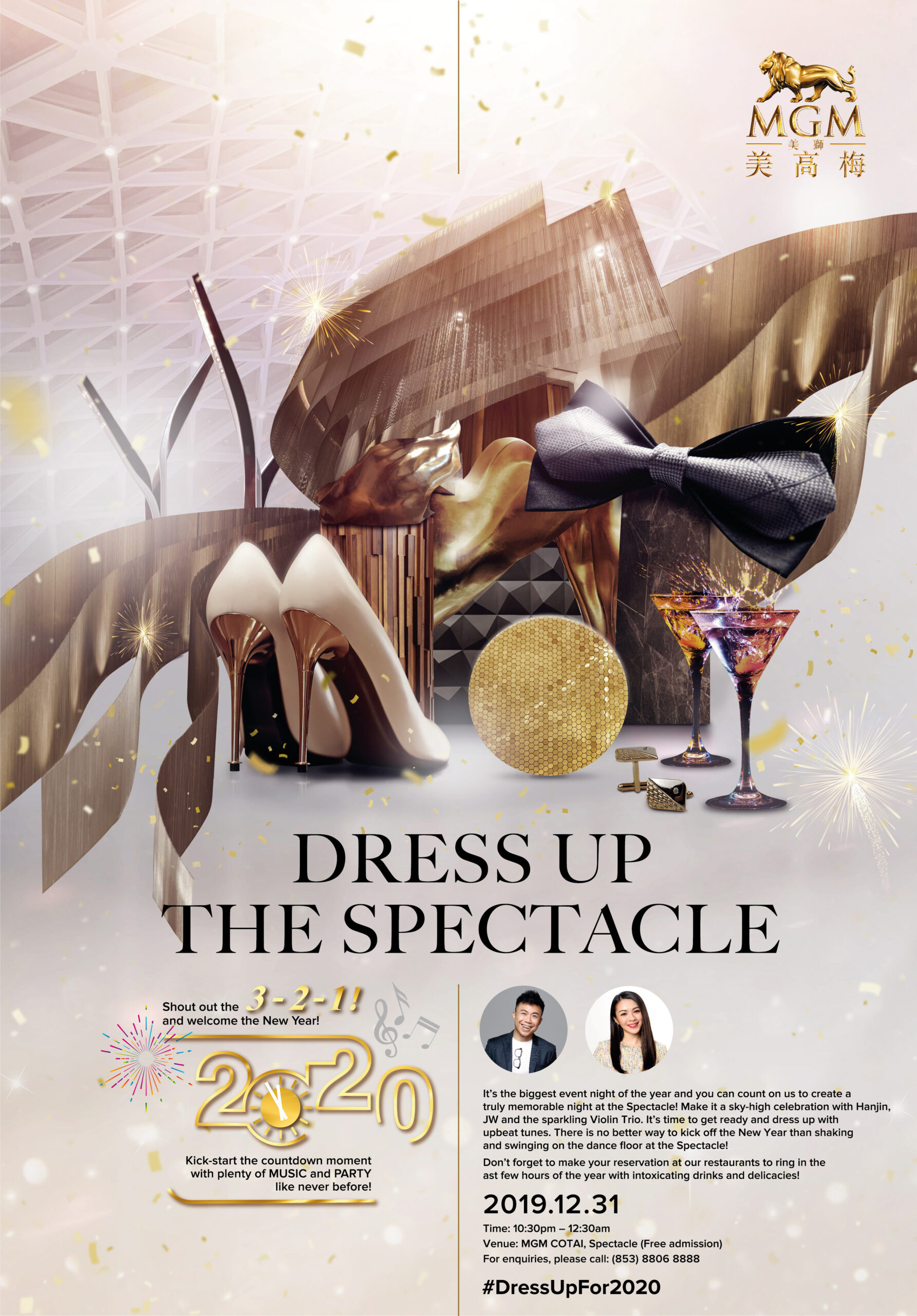 music countdown party at MGM - Macau Closer