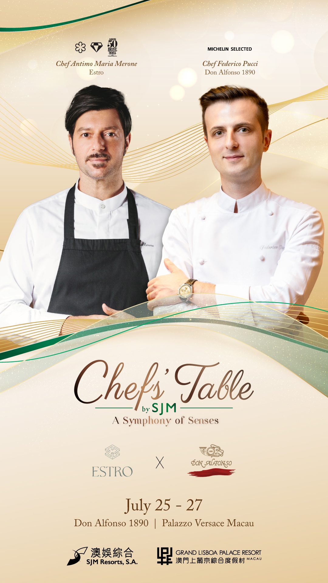 “Chefs’ Table: A Symphony of Senses” - Macau Closer